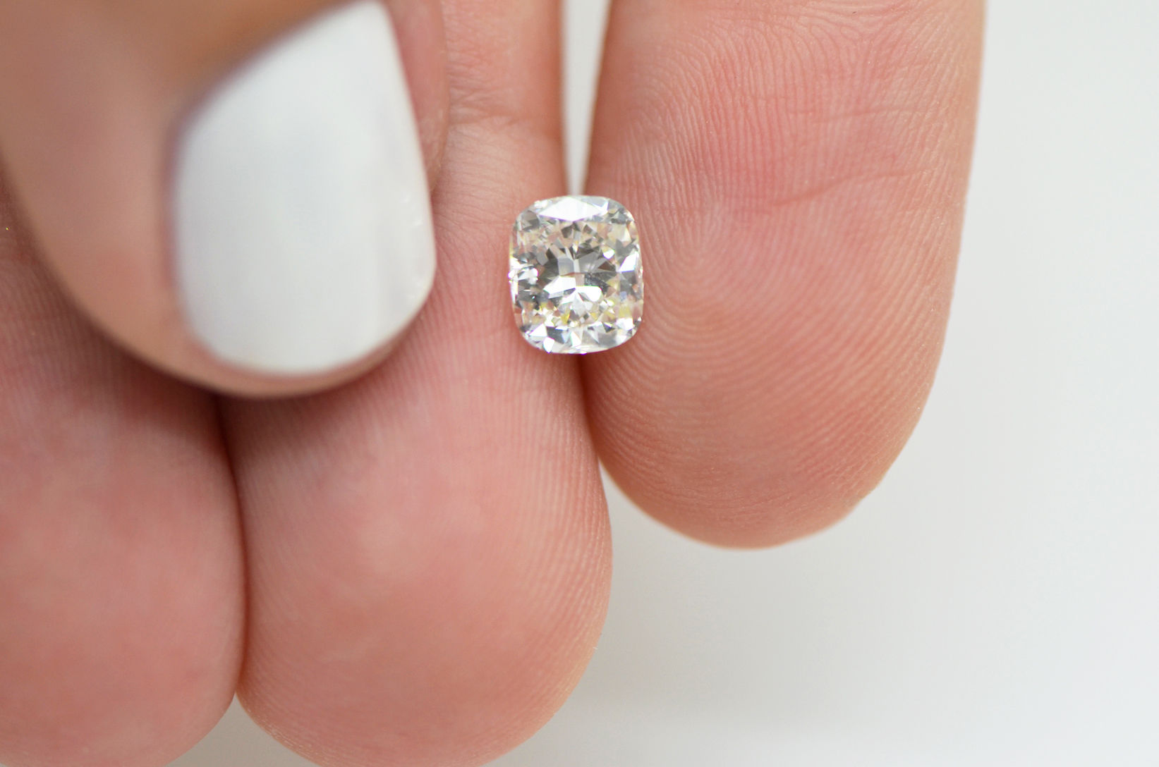 Loose Cushion Cut Diamond 1.02 Carat G/VS2 Natural Enhanced Certified ...