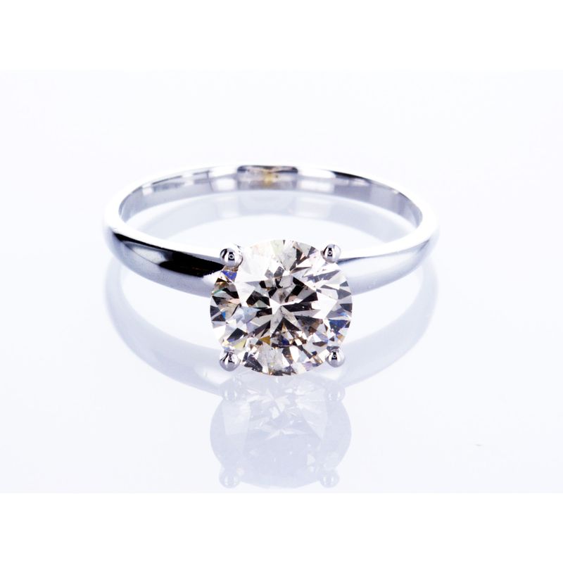 2.02 Carat Solitaire Engagement Ring | Smart Diamond Source - Fancy ...