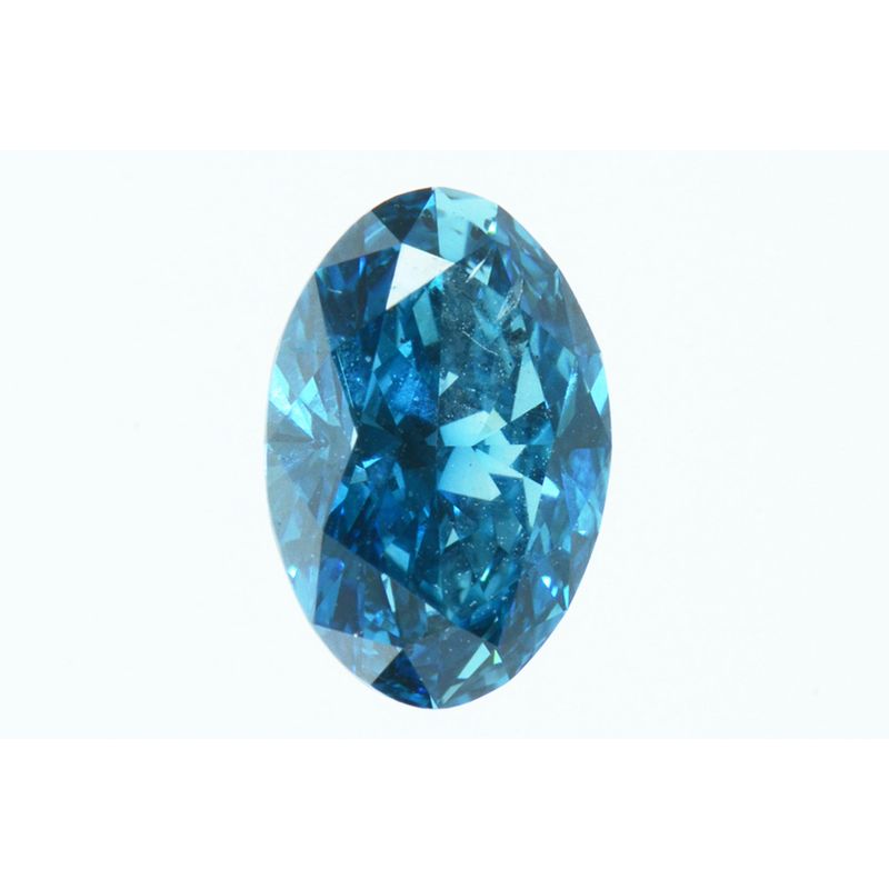 Loose Oval Shape Diamond Fancy Blue Color Real VS2 Certified Enhanced 1 ...