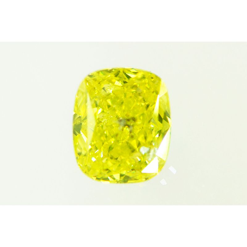 Diamond Cushion Shape Fancy Yellow Enhanced Real Loose Certified 1.10 ...