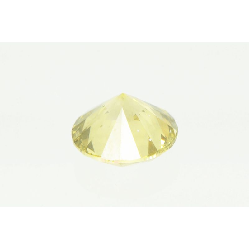 Loose Round Shape Diamond Fancy Yellow Color 2.51 Carat VS2 Certified ...