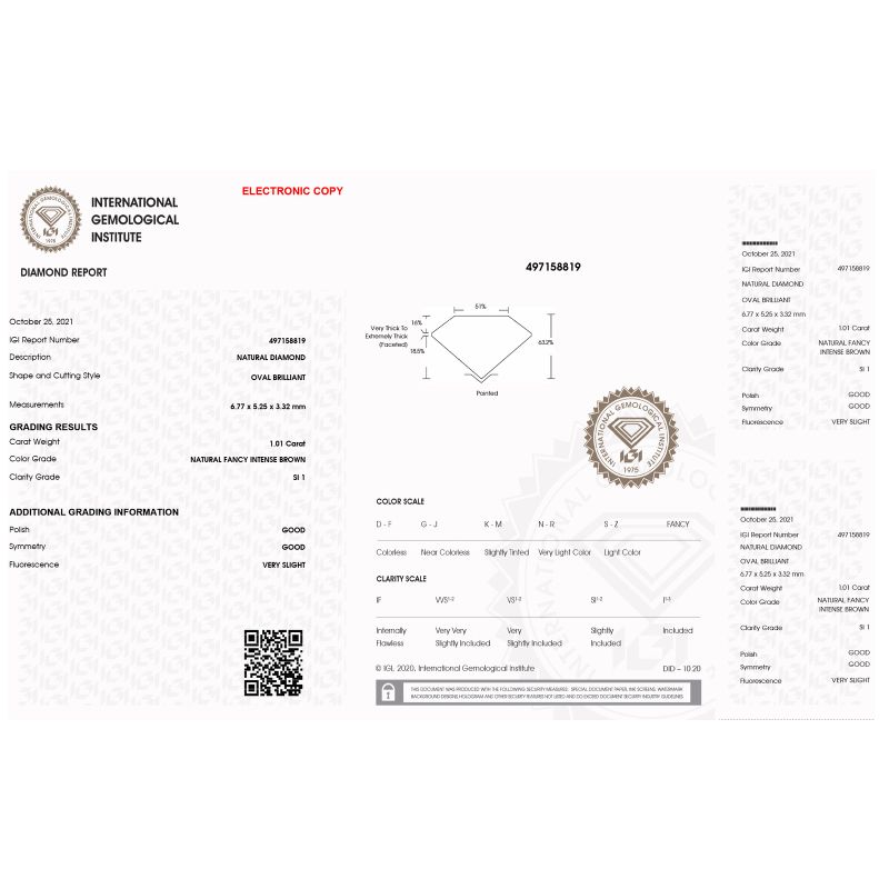 1.01 Carat Oval Diamond | Smart Diamond Source - Fancy Colored Diamonds ...